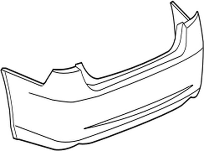 52159-33923 Toyota Cover, rear bumper 5215933923, New Genuine OEM Part ...