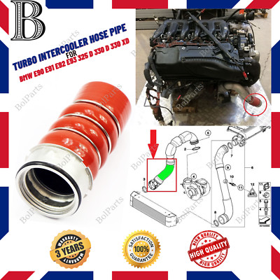 Turbo Charger Intake Hose fits BMW E90 E91 E92 E93 325 330 D 330 XD ...