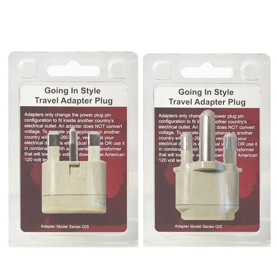 Scotland Grounded Adapter Plugs | Going In Style | eBay