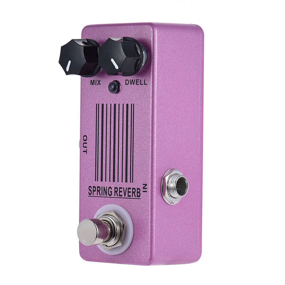 Mosky Spring Reverb Guitar/Bass Effect Pedal True Bypass Low Noise ...