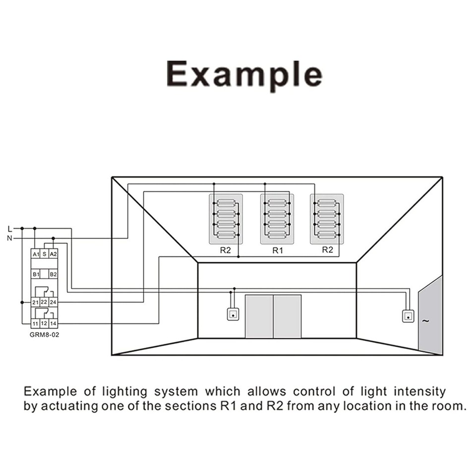 NEW Electronic Impulse Relay Latching Relay Memory Relay GRM8-01 AC ...