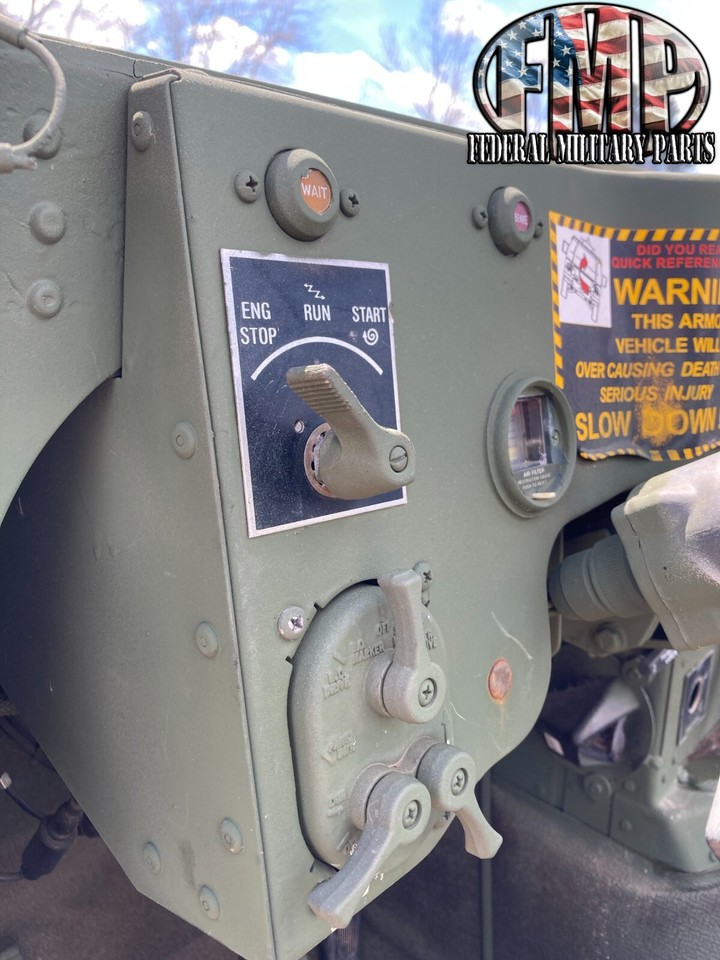 HEADLIGHT SWITCH CONTROL 3 LEVER LIGHT 24V MILITARY JEEP M151 A1 A2 M35 ...