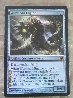 WURMCOIL ENGINE PRE-RELEASE FOIL MAGIC THE GATHERING MYTHIC FOIL ...