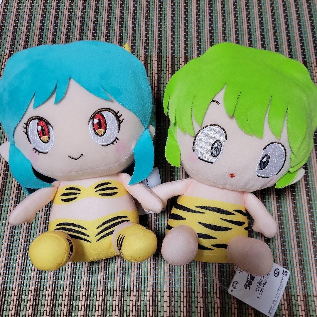 Urusei Yatsura Big Plush Doll vol.1 Lum & Ten Moroboshi Set H 8.2 in ...