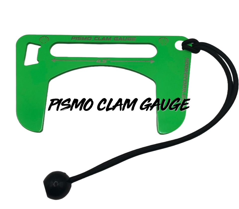 Pismo Clam Gauge Caliper 4.5" Hard Measuring Device - Aluminum, Made in ...