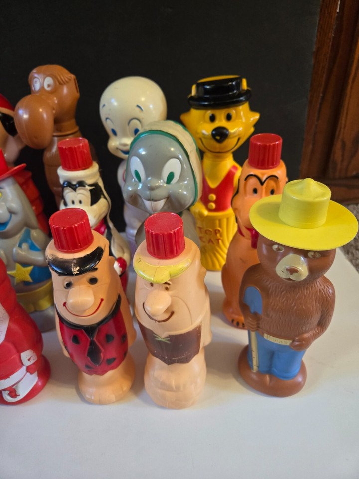 19 Purex/Colgate Soaky Bubble Bath Bottles Vintage 1960's Porky/Mighty ...