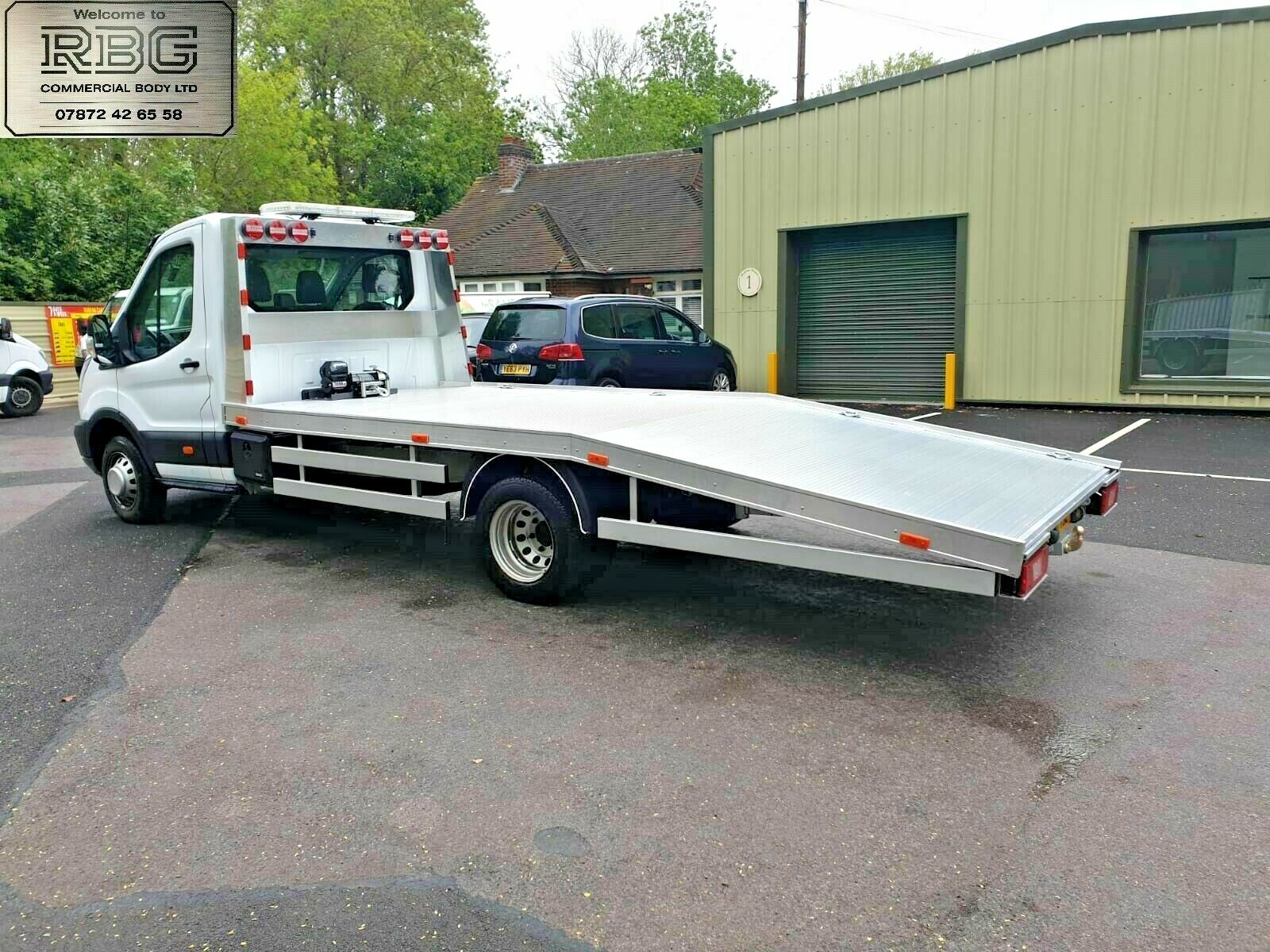 Beaver tail car transporter recovery bodies for Ford Transit chassis ...