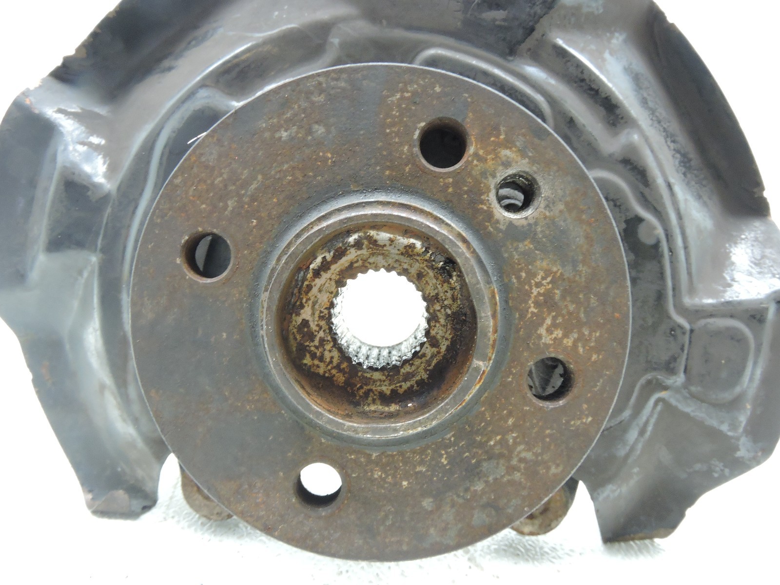 2007 BMW MINI COOPER S R56 FR LEFT SPINDLE KNUCKLE HUB ASSEMBLY 4X100 ...