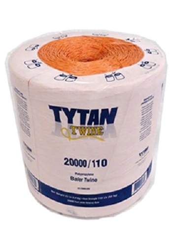 Tytan PBT20110TOSTNBP 20,000 ft Orange Polypropylene Baler Baling Twine ...