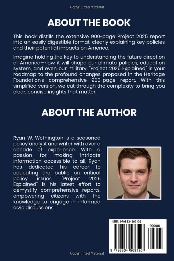 Project 2025 Explained: A Simplified Version of the 900-Page Report ...