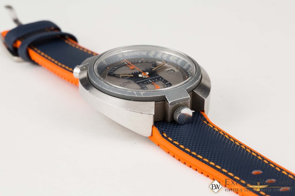 Serviced BULOVA BULLHEAD Parking Meter Chronograph Automatic Cal 12 ...