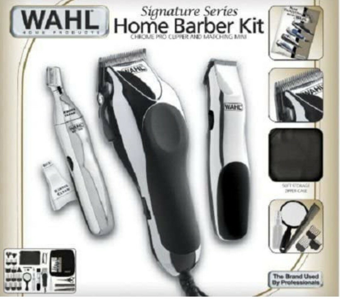 Wahl 79524-3001 30 Piece Haircut Kit - Black/Silver for sale online | eBay