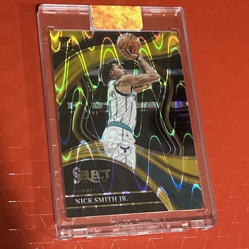 2023-24 Panini Select Nick Smith Jr. RCCourtside Gold Wave Prizm 8/10 ...