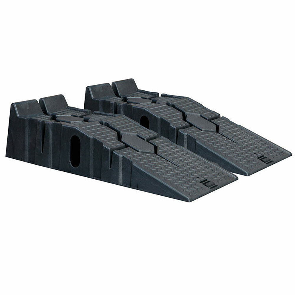 2PCS Heavy Duty 2.5 Ton Car Vehicle Lifting Ramps Garage Workshop Ramp ...