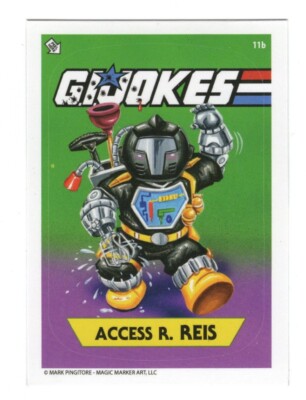 MARK PINGITORE 2023 G.I. JOKES OPEN EDITION ACCESS R. REIS CARD 11b | eBay