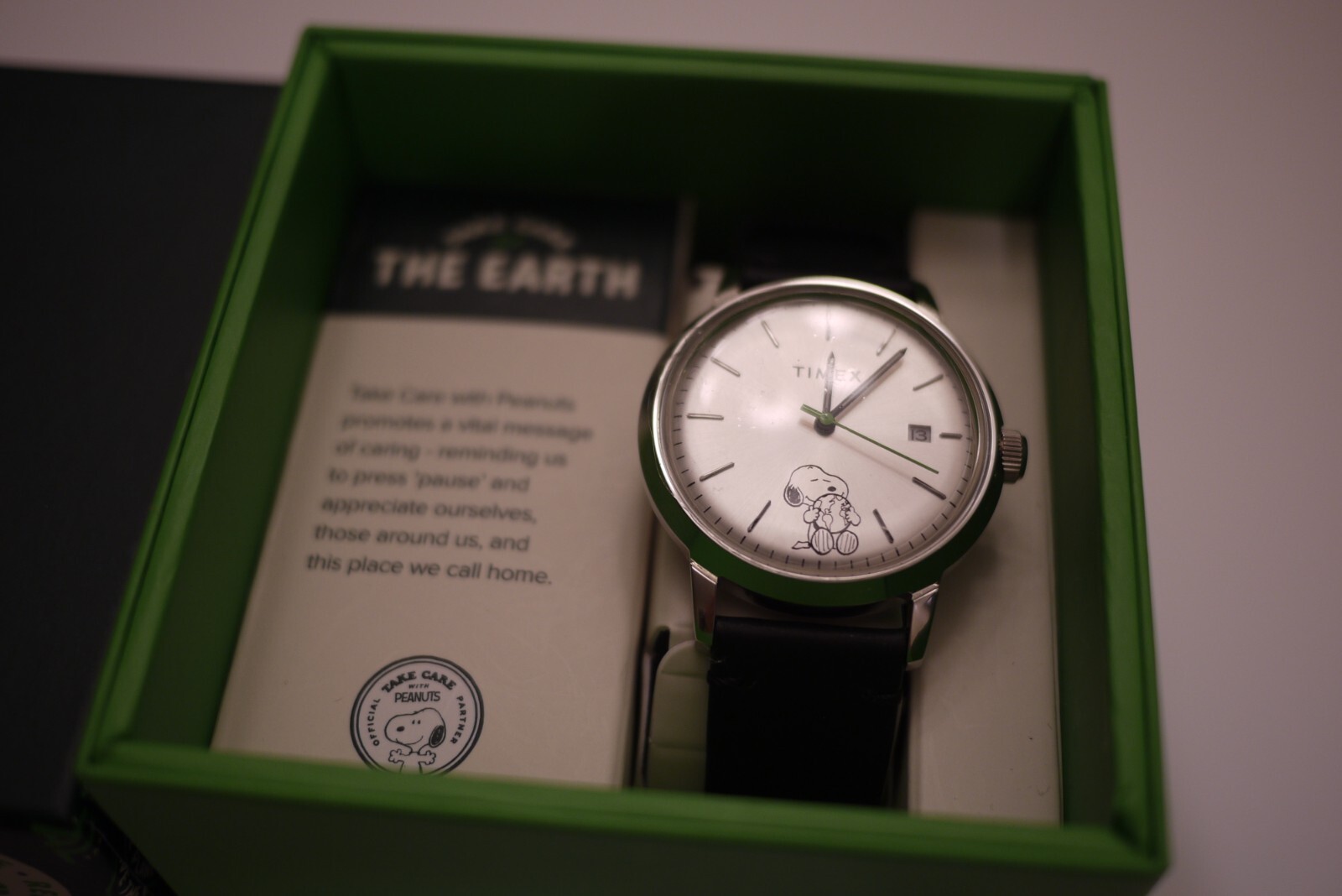 Timex Snoopy Automatic Watch Limited Edition Take Care of the Earth ...