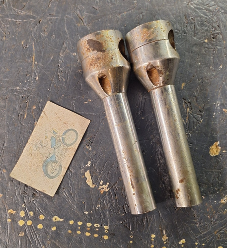 Harley 1" Risers 6" Steel Chopper Vintage Chrome Knuck Pan Shovel ...