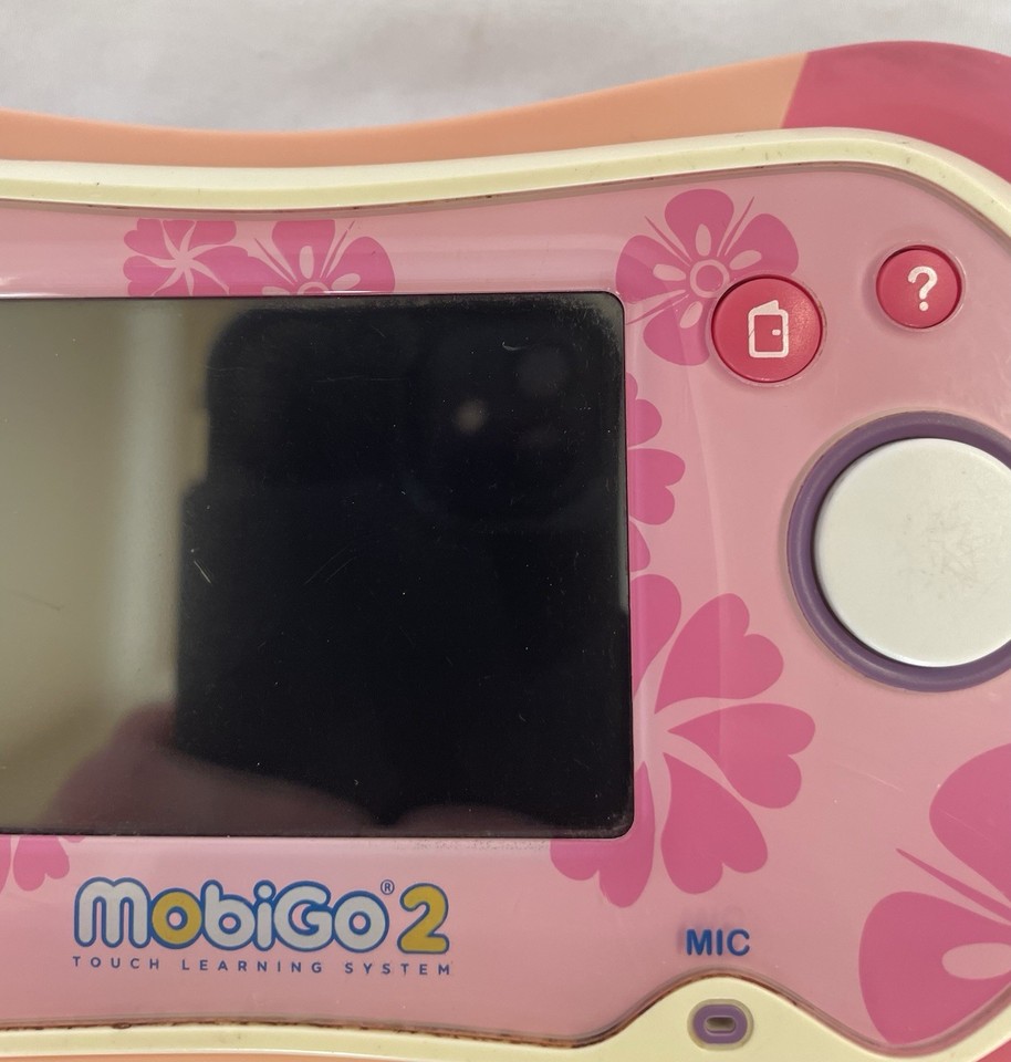 Pink VTech MobiGo 2 Touch Learning System Tablet Toy Console Tested and ...