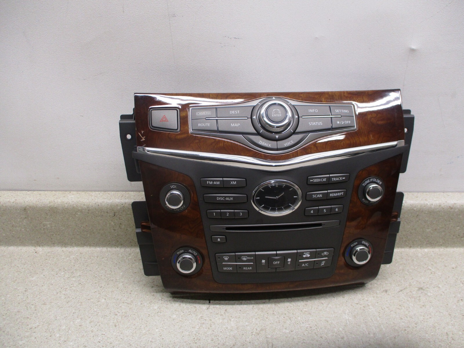 282981MA0A 14 to 17 Infiniti QX80 Dash Radio Panel AC Climate Control ...