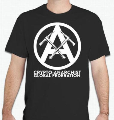 Crypto Anarchist Global federation Anonymous T-shirt anon t shirt ...