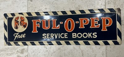 Vintage Poultry Feed Tin Sign FULL-O -PEP Chicken Farm Cow Seed Rare ...