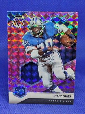Billy Sims 2021 Panini Mosaic Camo Pink #76 Football Card | eBay