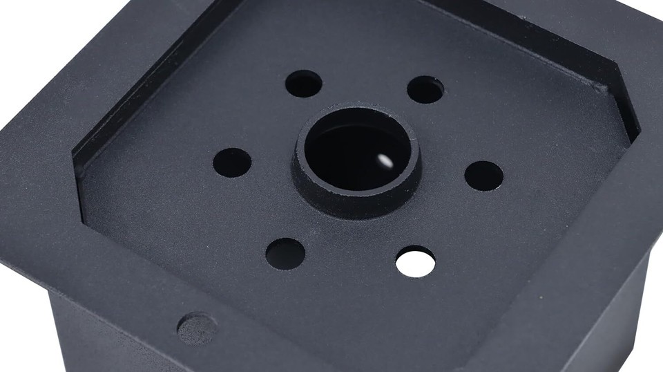 8 Pack 6x6 Post Base Brackets Heavy Duty Wood Post Fence Post Anchor ...