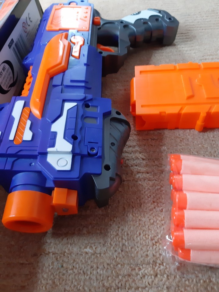2 NERF N-STRIKE MODULUS IONFIRE BARREL BLASTER EQUALISER RAPID FIRE ...