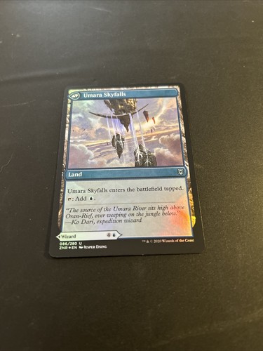 MTG Zendikar Rising Umara Wizard / Umar Skyfalls Foil 86/280 Magic the ...