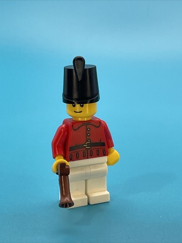Lego Pirates Imperial Soldier Minifigure Red Coat Black Hat Imperial ...