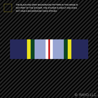 (2x) 4" U.S. Coast Guard Special Operations Service Ribbon Sticker ...