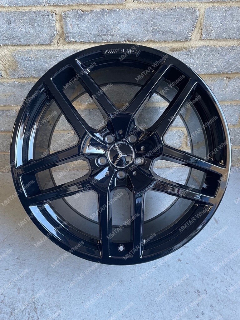 Mercedes 21' GLE Coupe GLE43 GLE450 Genuine AMG Gloss Black Alloy ...