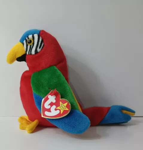 1997 Ty Beanie Babies Original RARE Jabber the Parrot | eBay