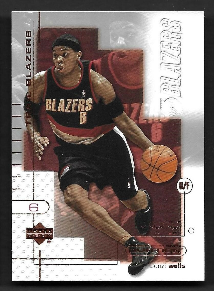 2001-02 Upper Deck Ovation #72 Bonzi Wells Portland Trail Blazers | eBay