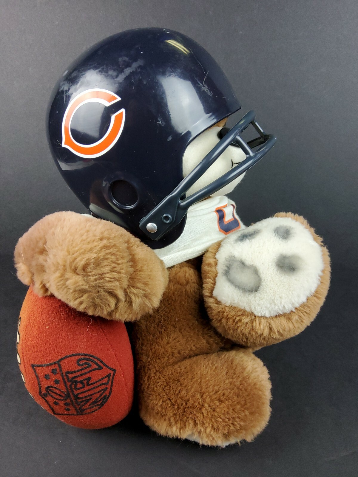 VTG 1983 Chicago Bears NFL Huddles 9.5" Stuffed Plush Teddy Bear Player ...