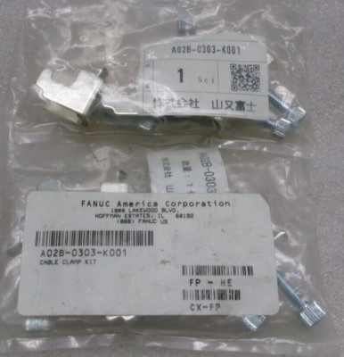 Fanuc A02B-0303-K001 Cable Clamp Kit (11 Total Pieces) #721M | eBay