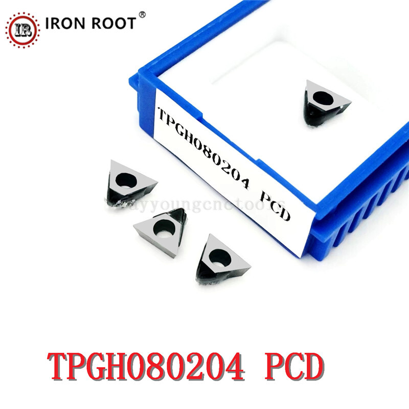 2P TPGH080204 PCD Diamond Boring Inserts Indexable Inserts CNC Metal ...