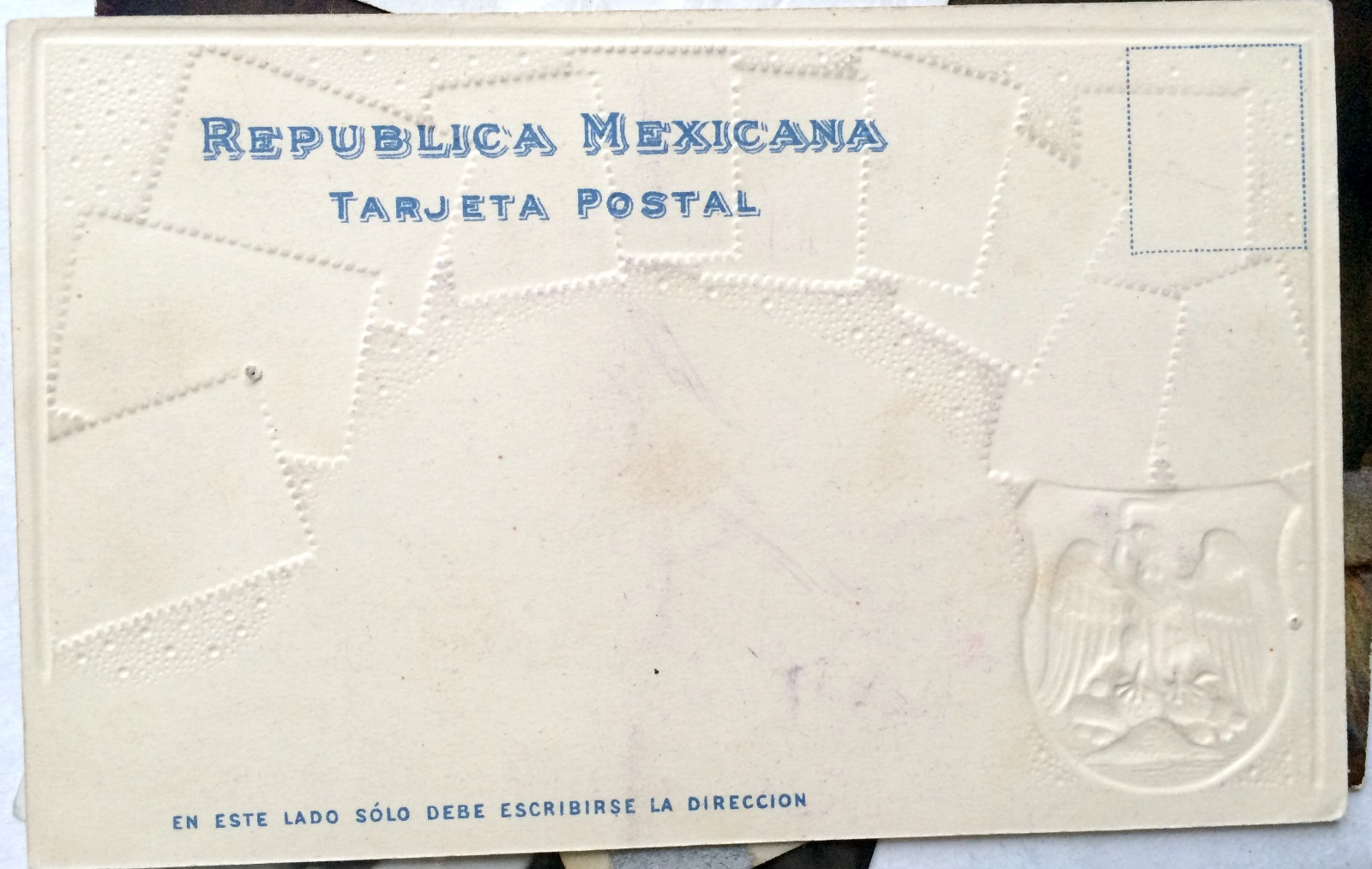 Stamps, Coat of Arms, MEXICO Post Card PRE 1908 EPHEMERA | eBay