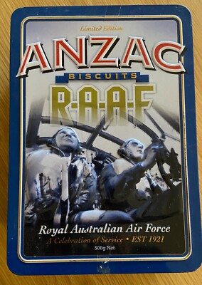 Collectable Anzac Biscuit Tin from 2011 - R.A.A.F Centenary 1921 | eBay ...
