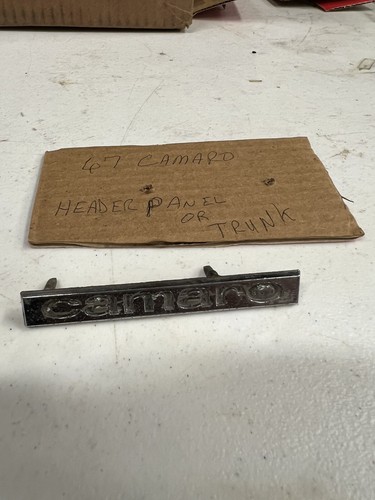 1967 Camaro Header Panel or trunk Emblem | eBay