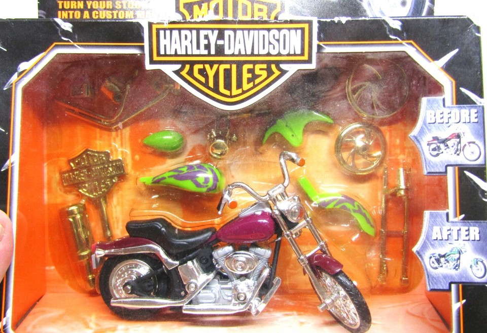 2000 Metal Maxx Harley Davidson Custom Shop FXST Softail Standard 1:20 ...