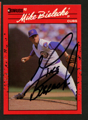 Mike Bielecki #373 signed autograph auto 1990 Donruss Baseball Trading ...