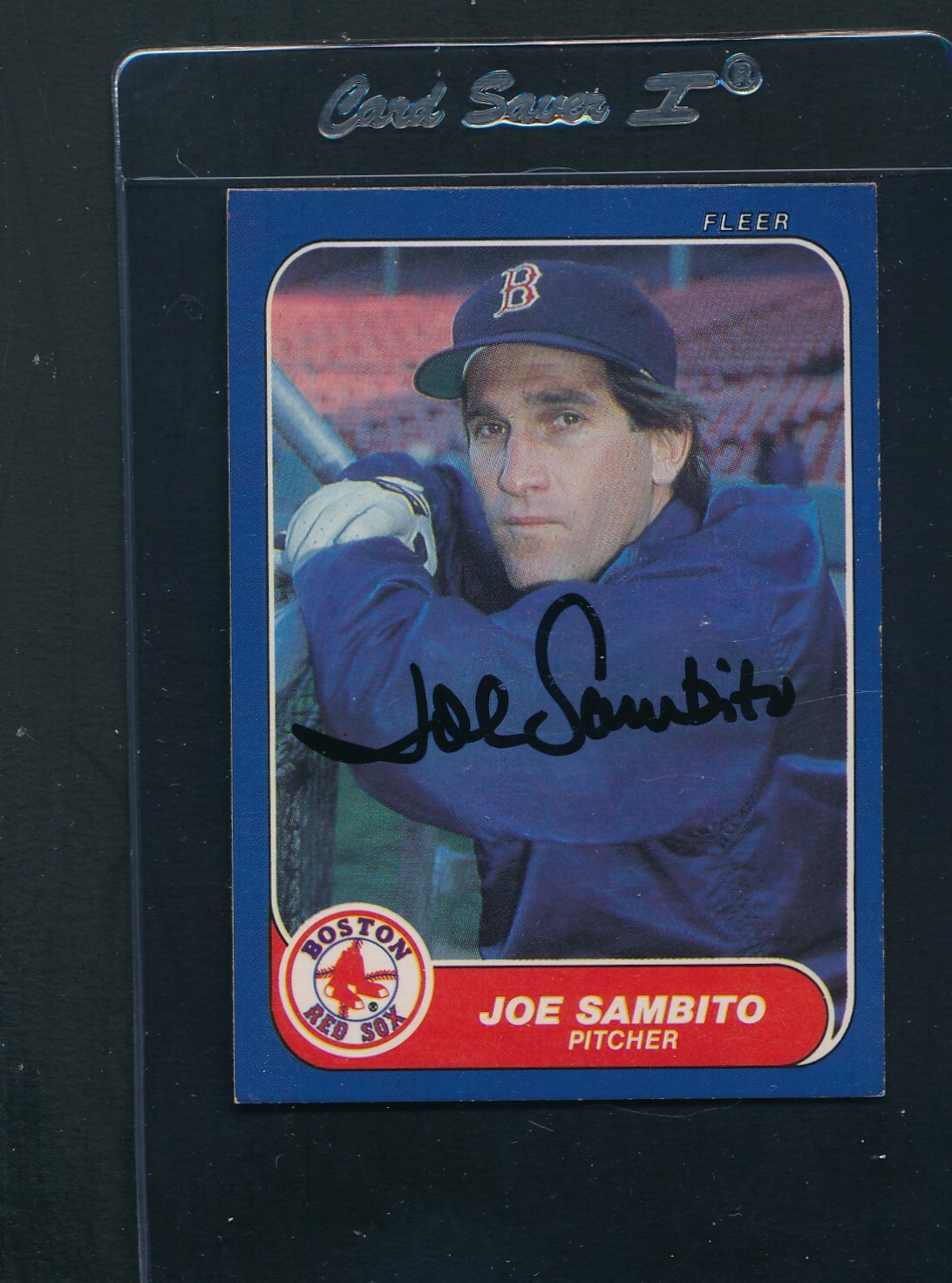 1986 Fleer Update #U101 Joe Sambito Red Sox Signed Auto *C3318 | eBay