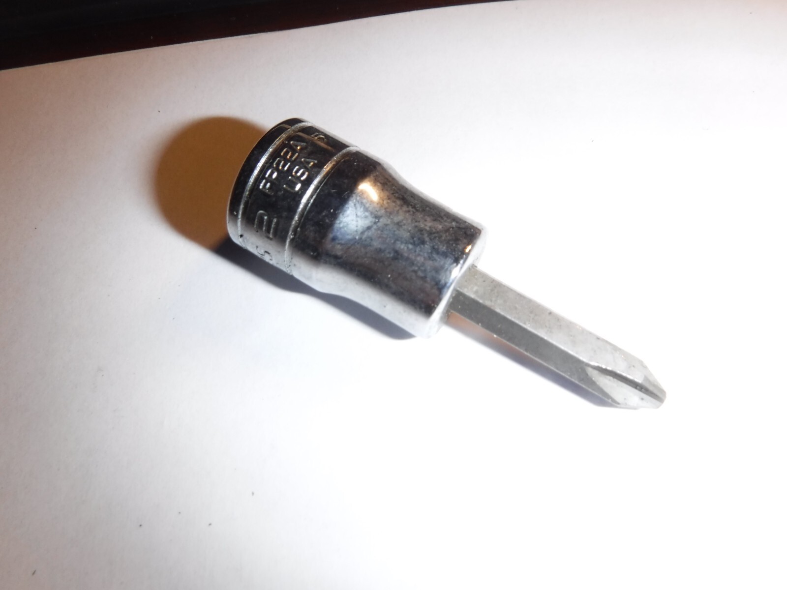 TWO Snap-On Phillips #2 Screwdriver Sockets 3/8" Drive FP22A - NOS ...