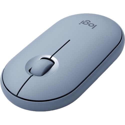 Logitech Pebble M350 Wireless Mouse (Blue Gray) | eBay