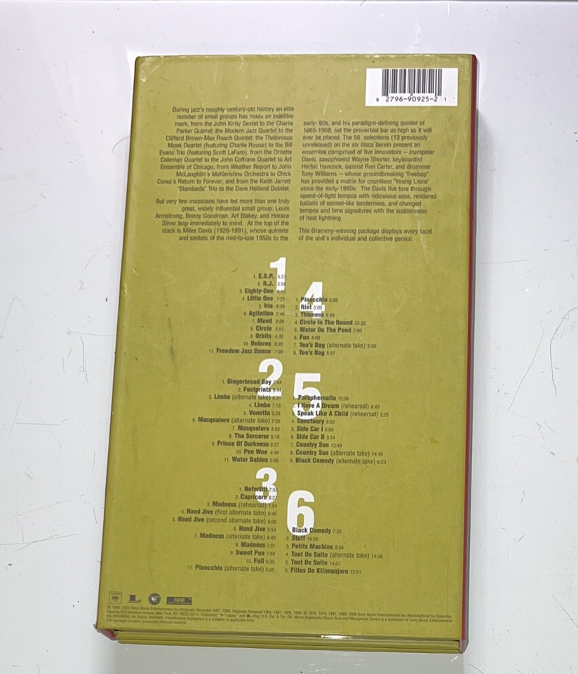 1965-'68: The Complete Columbia Studio Recordings [Box] by Miles Davis ...
