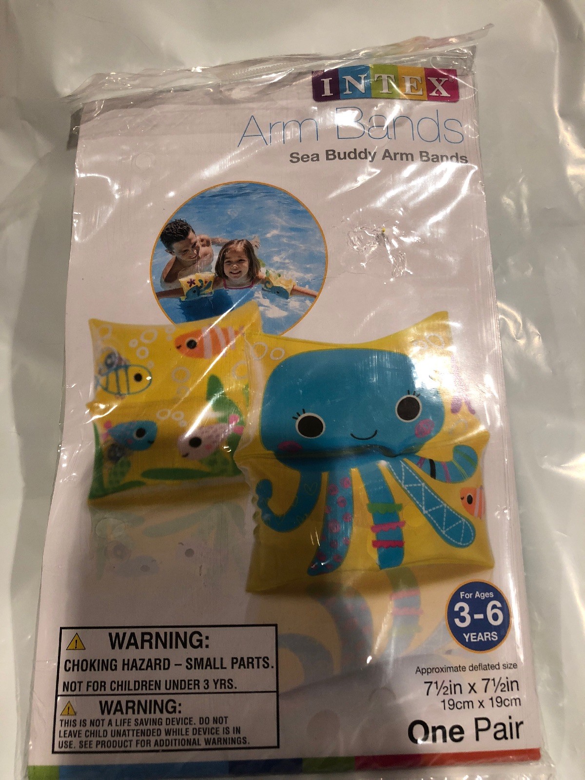 Intex Arm Band Floaties Octopus/ Fish Design Ages 3-6 New | eBay