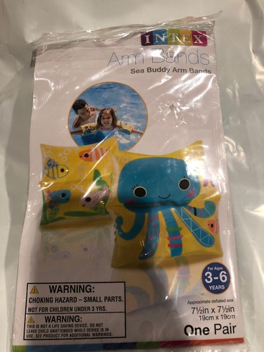 Intex Arm Band Floaties Octopus/ Fish Design Ages 3-6 New | eBay