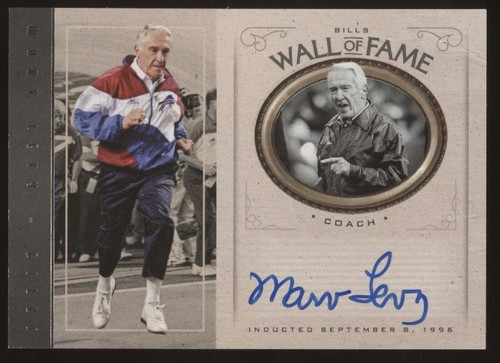 2018 Panini Marv Levy Auto Wall of Fame Autograph #RH-ML Football Card ...