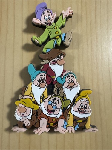 SEVEN DWARFS DISNEY SOUVENIR RUBBER FRIDGE MAGNET | eBay